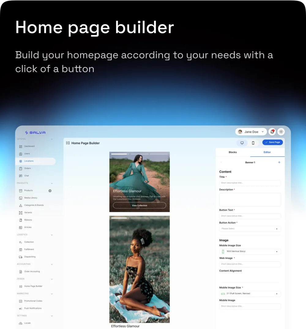 Salva World | Custom eCommerce & Mobile App Solutions
